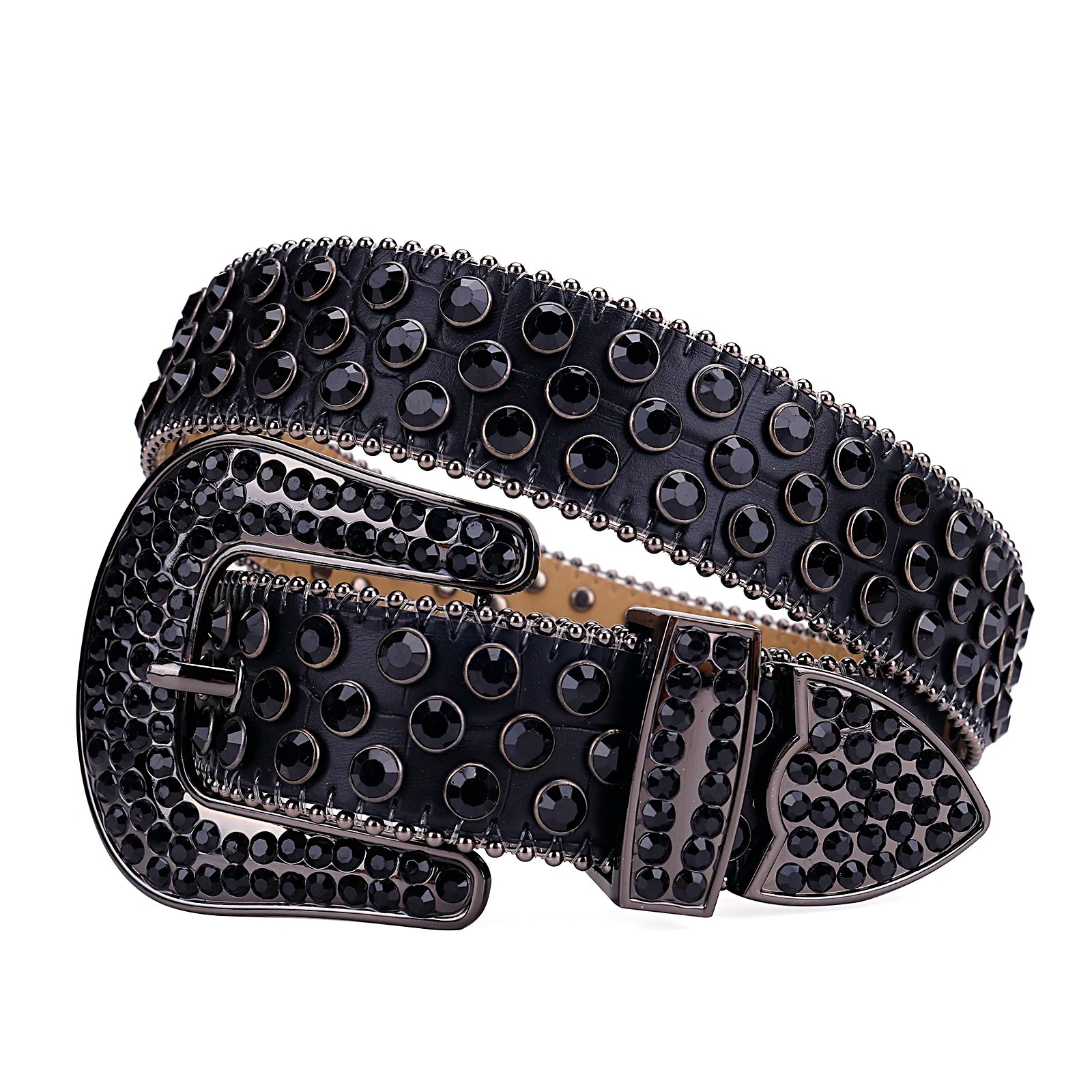 Black Rhinestone Belt | VVS Shop | Collier VVS