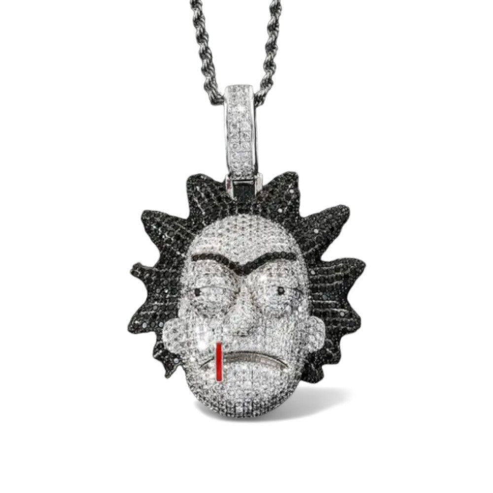 Iced out rick and morty chain | VVS Shop | Collier VVS